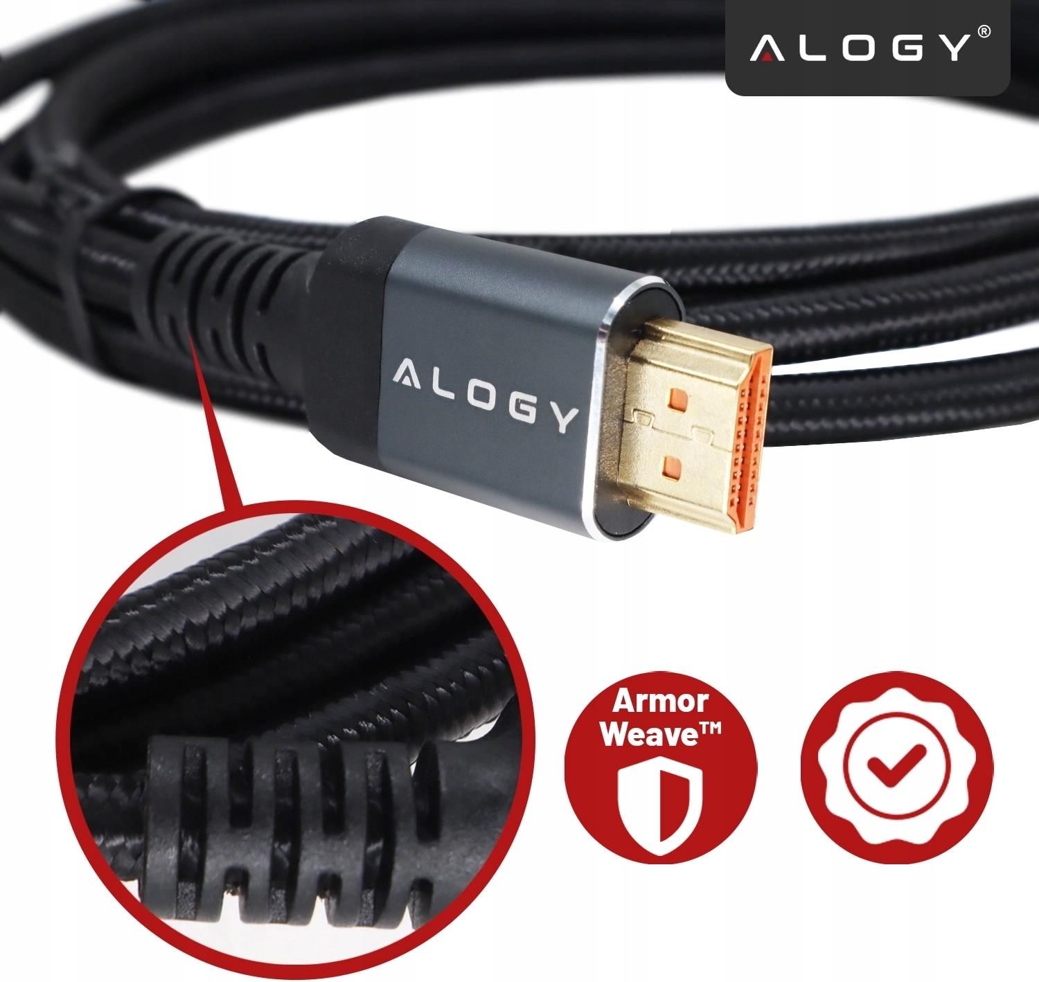 Alogy Kabel Hdmi 2.1 Premium Ultra High Speed 8K/60HZ 4K/120HZ 15m ...