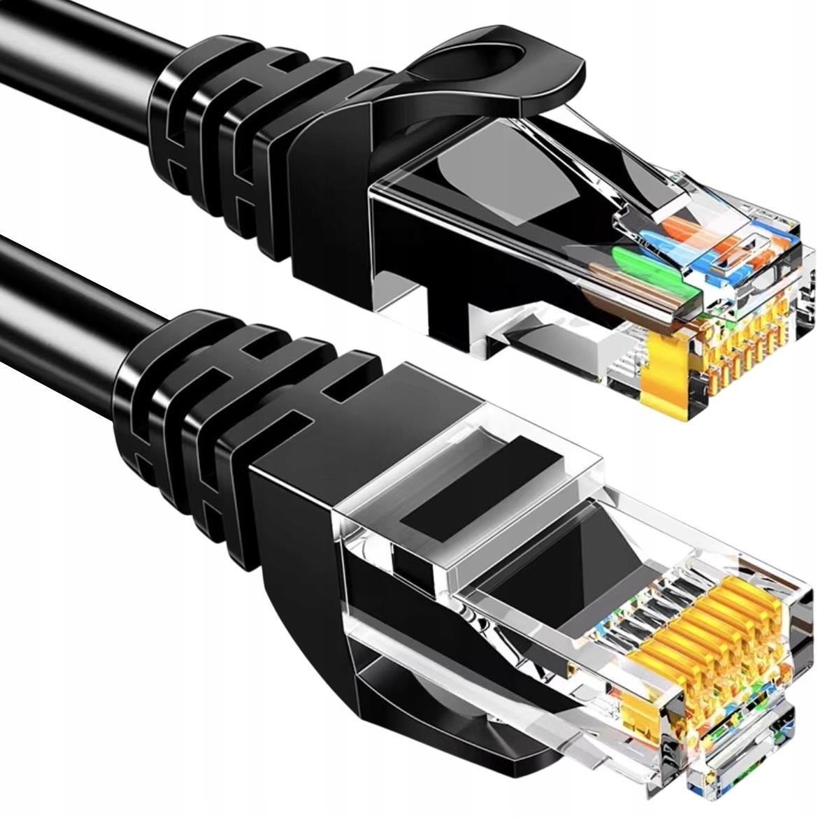 Lamex Kabel Sieciowy Lan RJ45 Sktrętka Ethernet Patchcord Utp Cat 6E ...