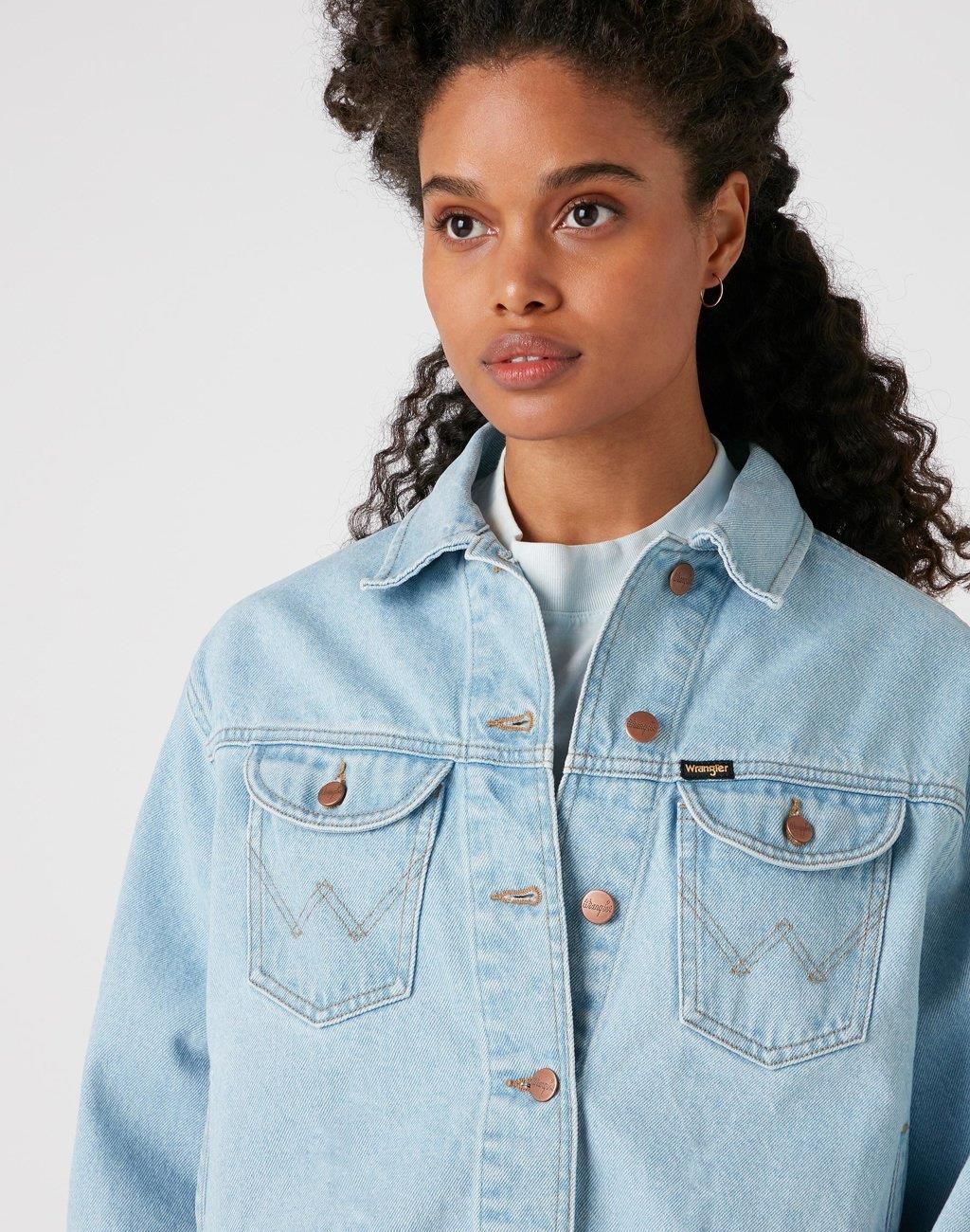 WRANGLER WESTERN UTILITY JACKET DAMSKA KURTKA JEANSOWA CLOUD NINE ...