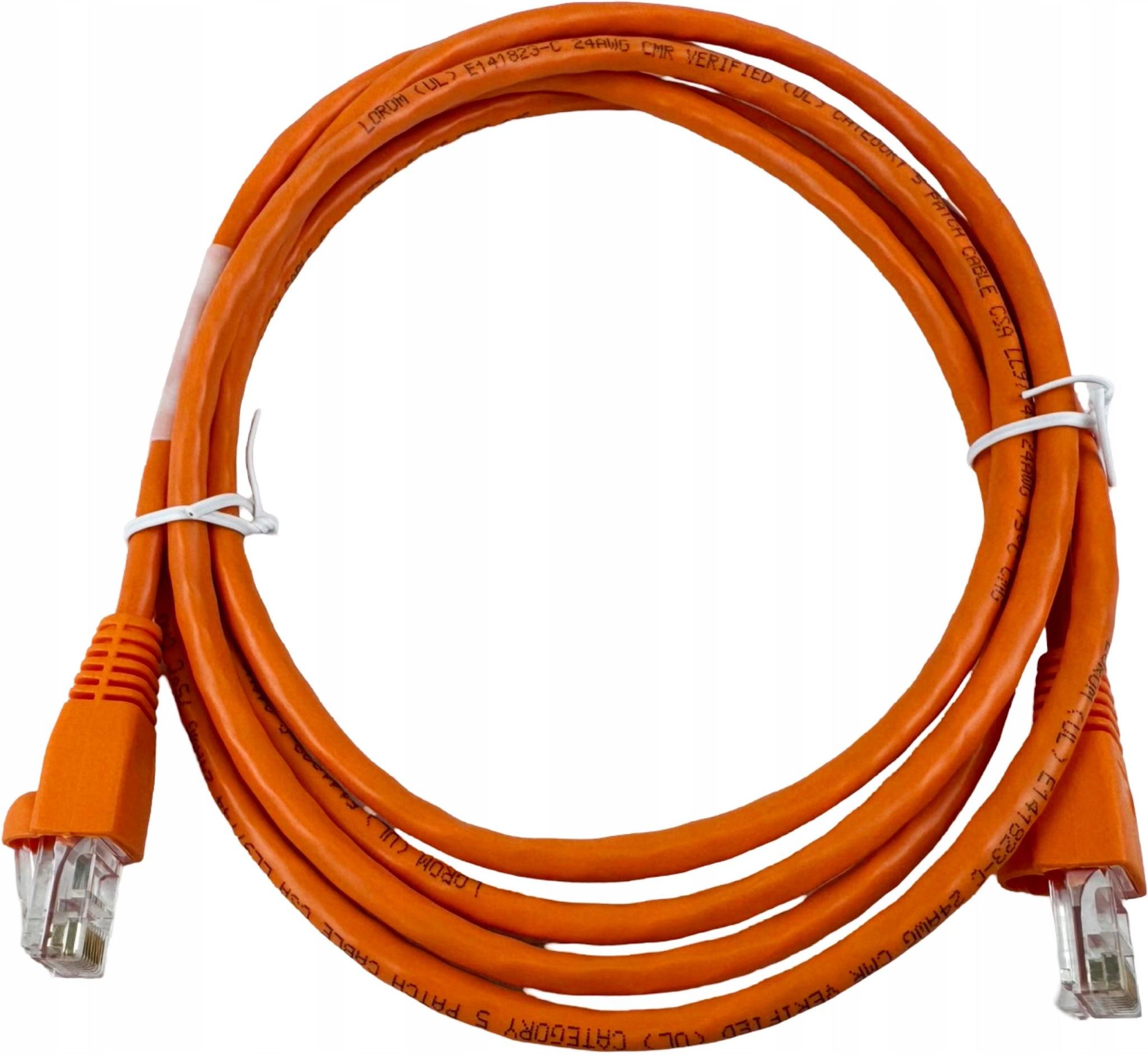 Cisco Nowy Kabel 72-3515-01 Orange Ethernet Cat 5 RJ45 72-3515-01 ...
