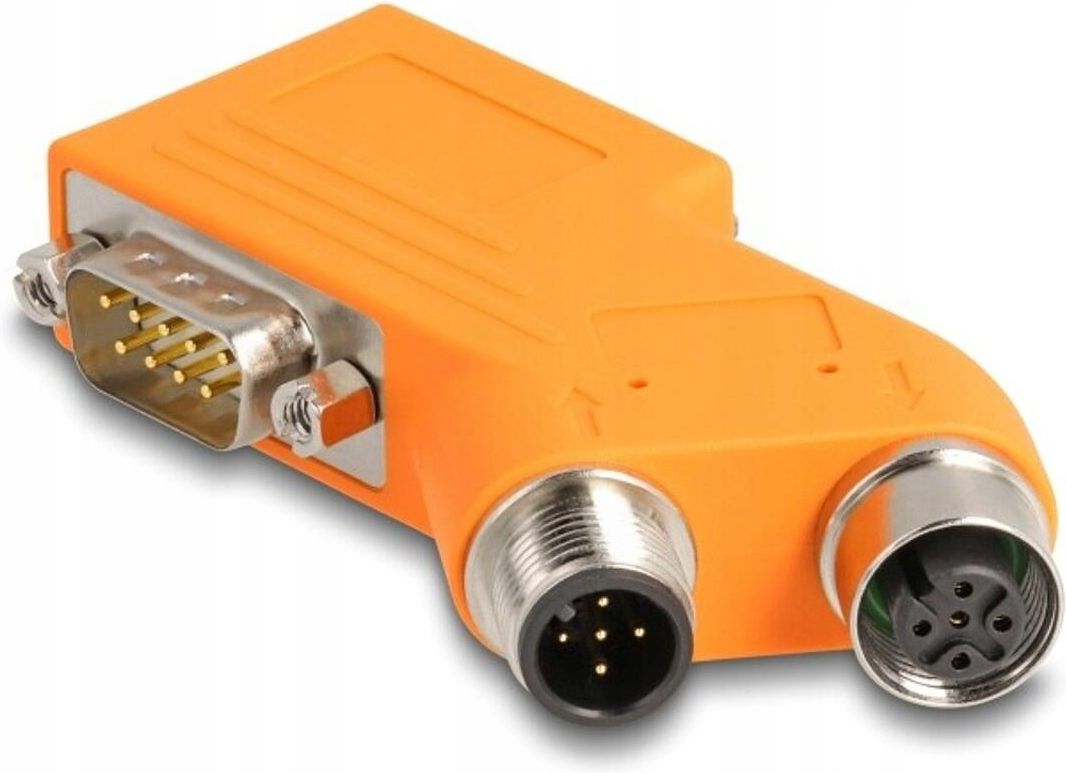 Tragant Adapter DB9 2x M12 A-coded męski żeński 5pin rozdzielacz Can ...