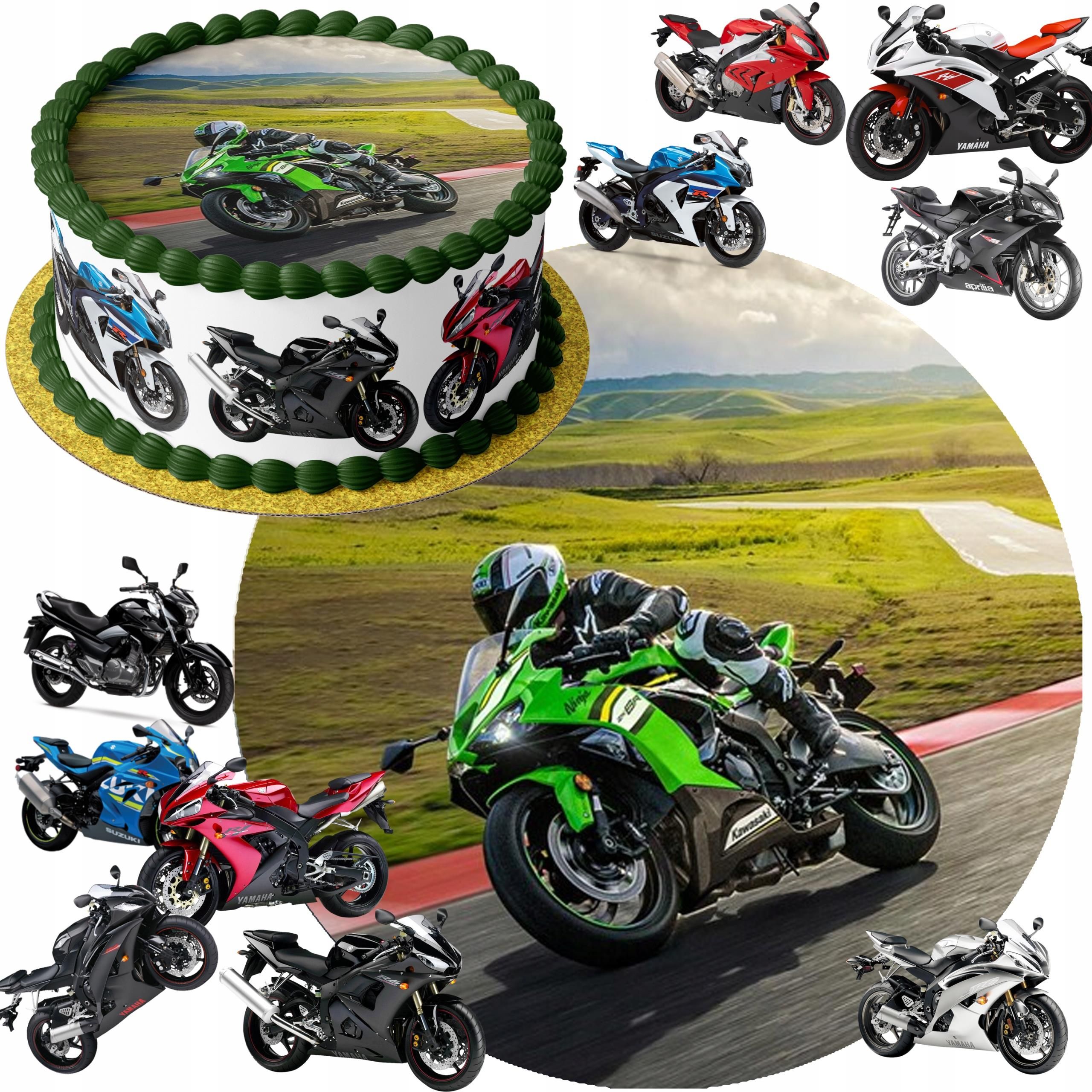 Dodo Opłatek Na Tort 20Cm Motor Motocykl Ścigacz Postacie Imię - Ceny i ...