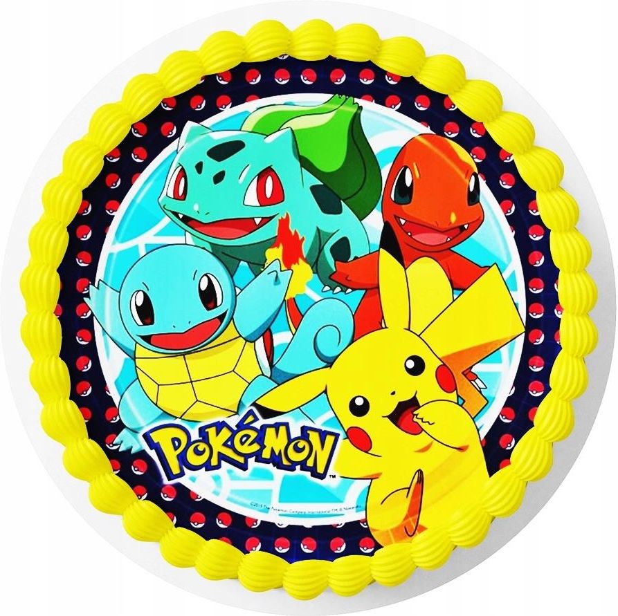Takitort Opłatek Na Tort Pokemon Pikachu Dekoracja Napis - Ceny i ...