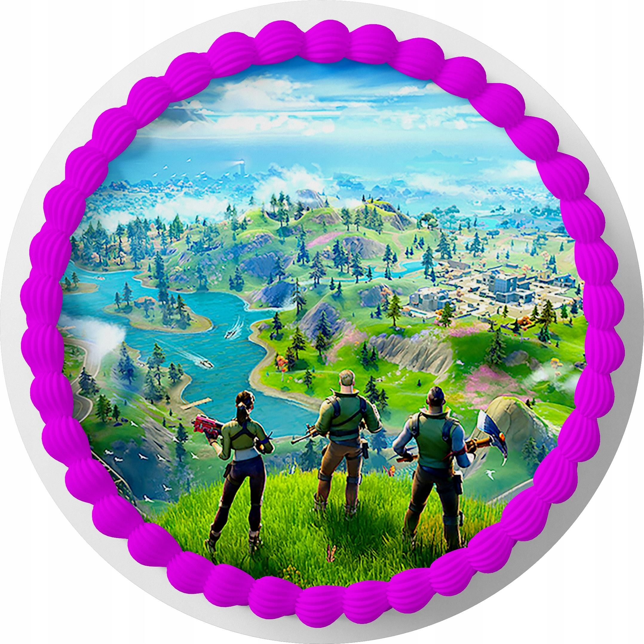 Opłatek Na Tort Fortnite [20Cm] Tekst - Ceny i opinie - Ceneo.pl