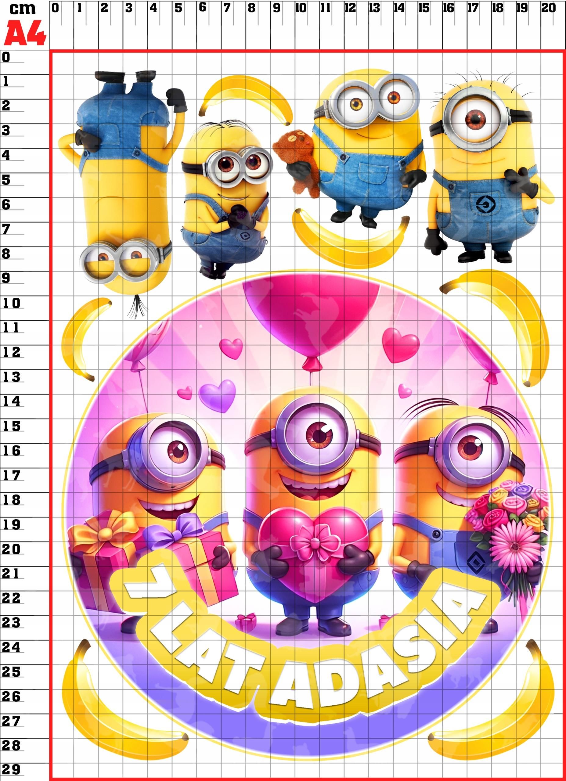 Lamparty Zestaw Opłatek Na Tort Minionki Minion Postaci - Ceny i opinie ...