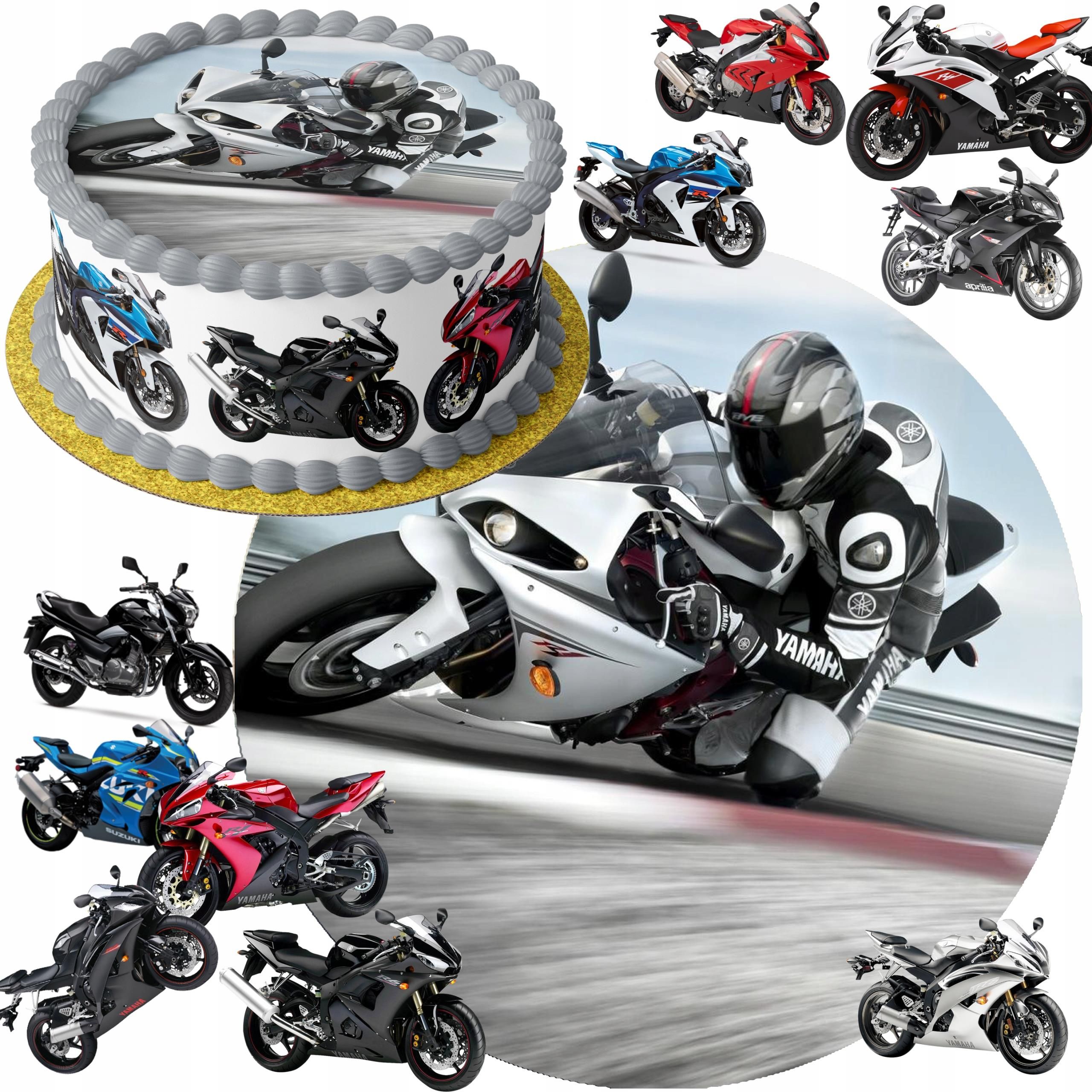 Dodo Opłatek Na Tort 20Cm Motor Motocykl Ścigacz Postacie Imię - Ceny i ...