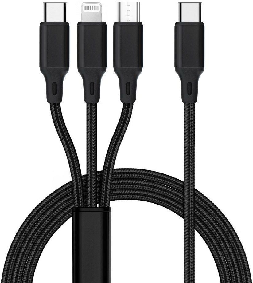Oem - Partner Kabel 3w1 Typ C do Lightning / Typ C / Micro USB 2,4A ...