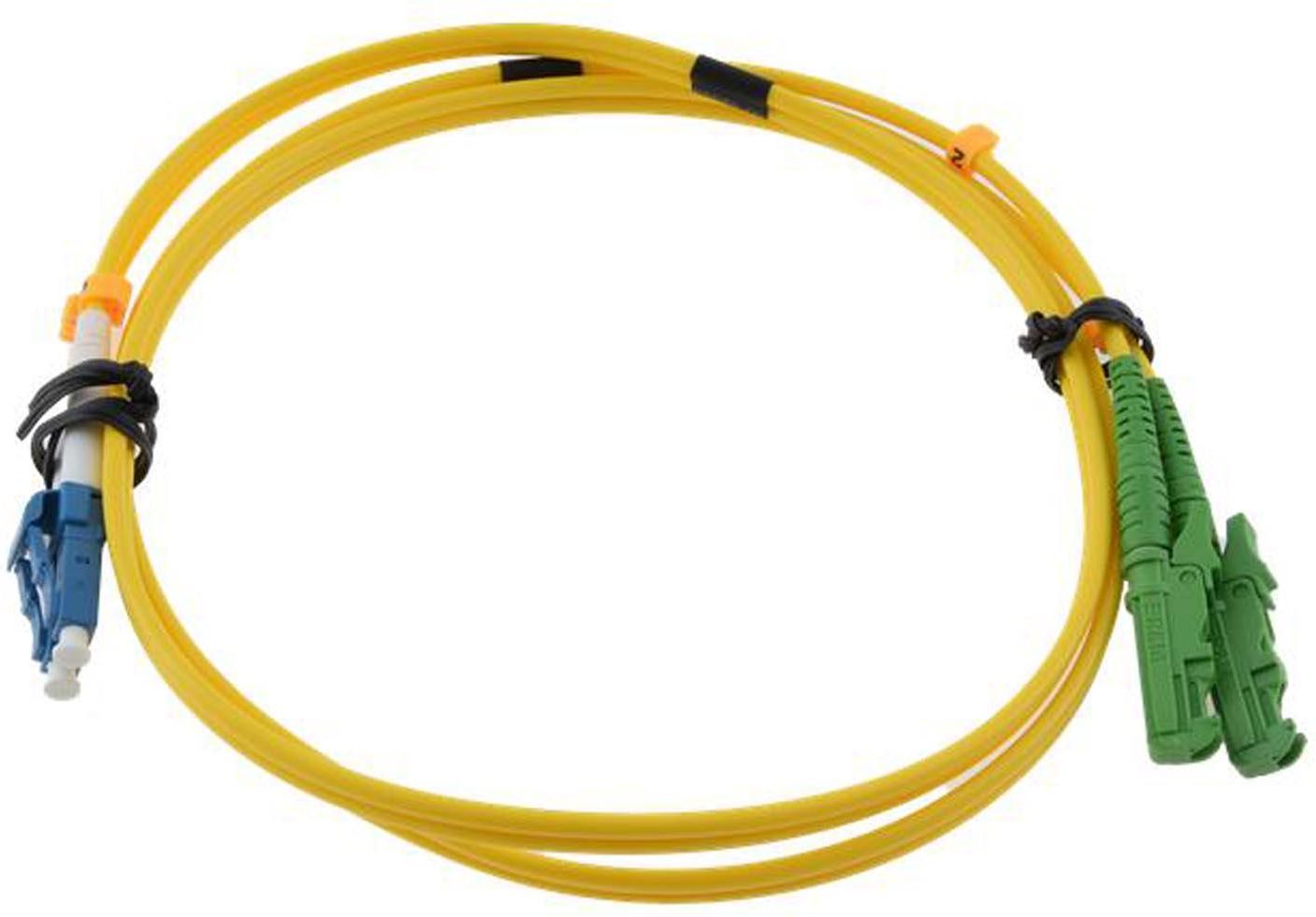 Opto Patchcord LSH/APC-LC/UPC, SM, duplex, 2m - Opinie i ceny na Ceneo.pl