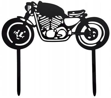 Topper Dekoracja Na Tort Motor Harley Czarny Akryl - Ceny i opinie ...