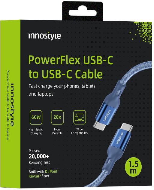 Innostyle POWERFLEX KABEL USB-C SZYBKIE ŁADOWANIE DO IPHONE SAMSUNG 3A ...