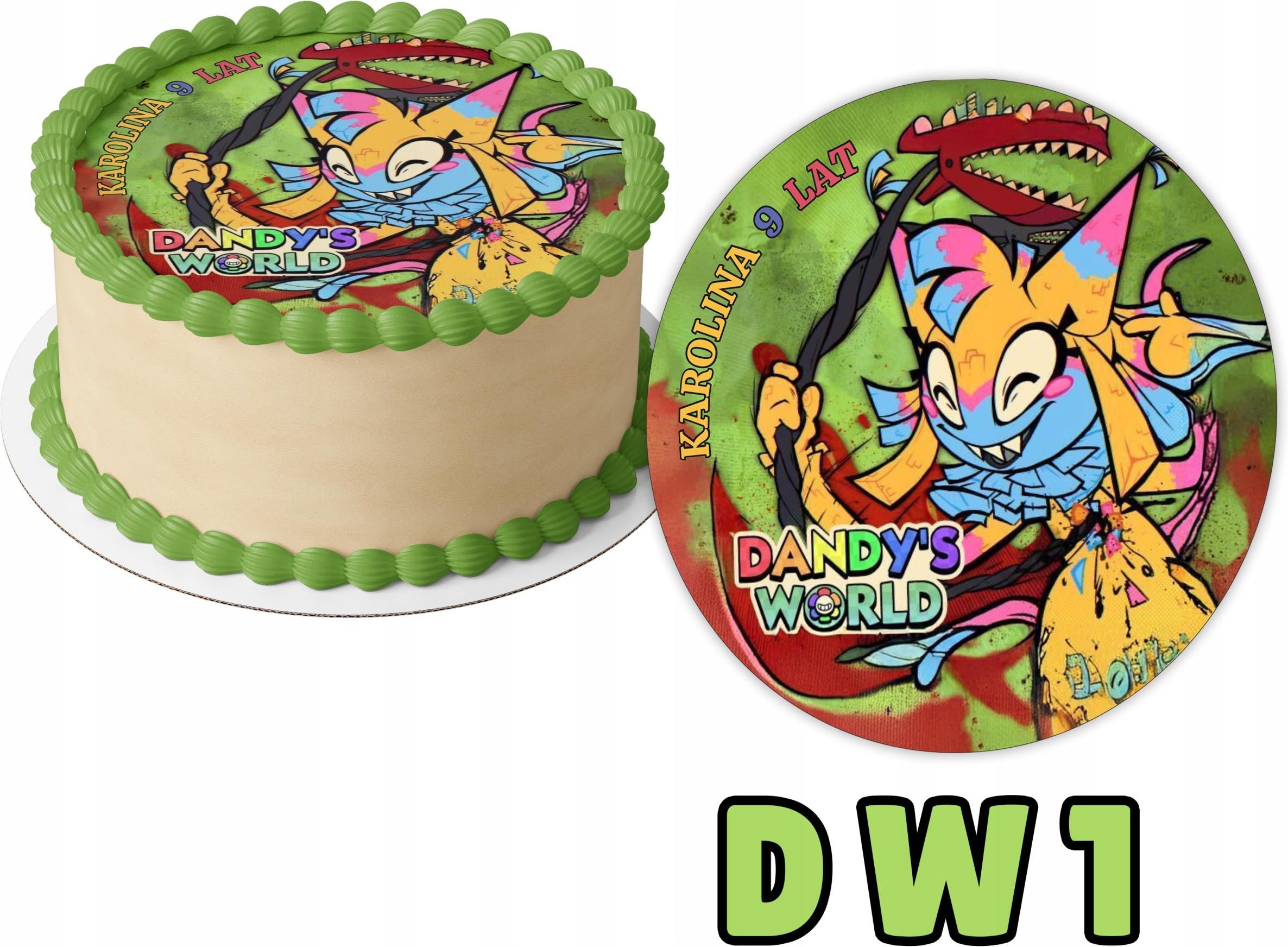 Udekoruj Torta Opłatek Na Tort Dandes World Personalizacja Imię Oraz ...