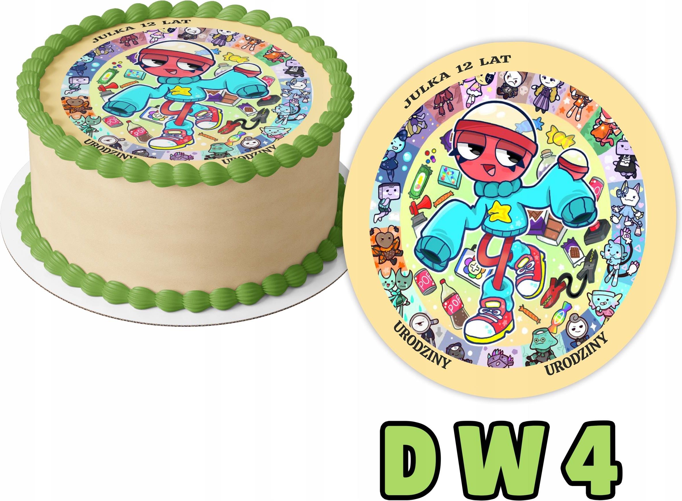 Udekoruj Torta Opłatek Na Tort Dandes World Personalizacja Imię Oraz ...