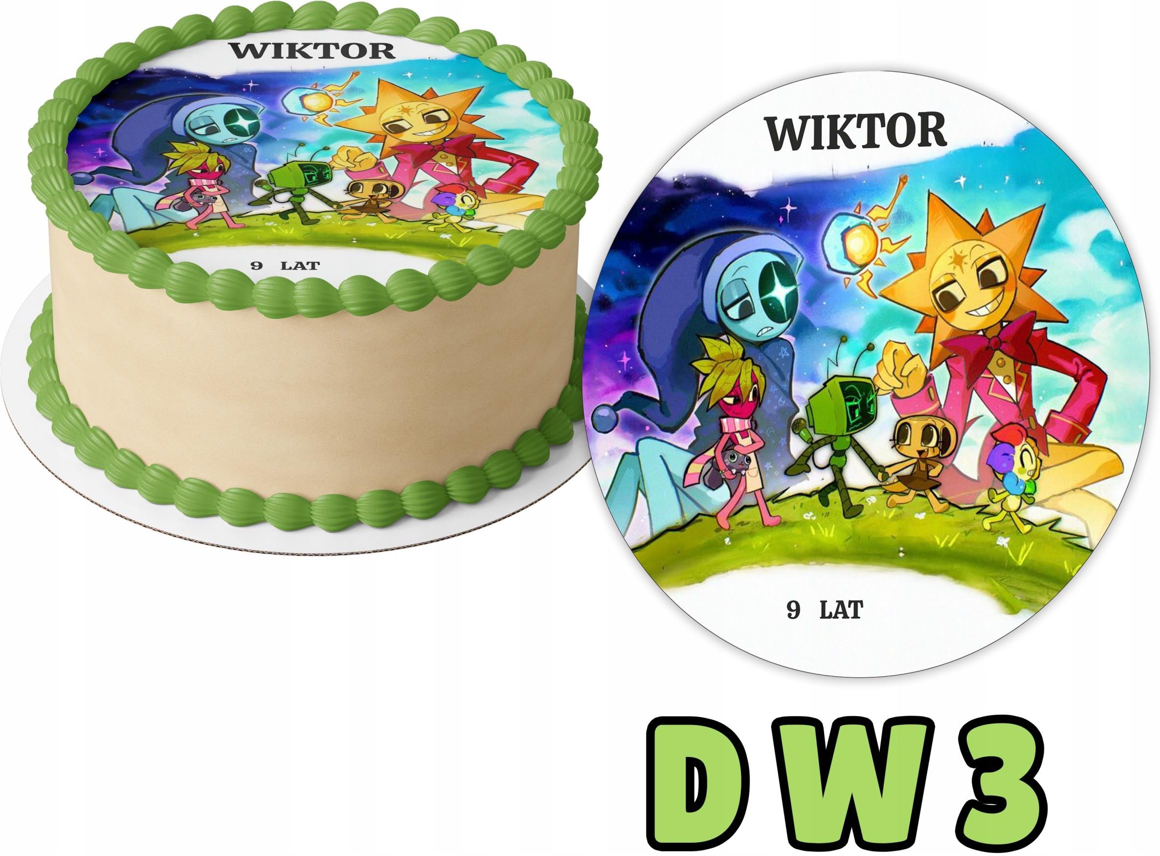 Udekoruj Torta Opłatek Na Tort Dandes World Personalizacja Imię Oraz ...