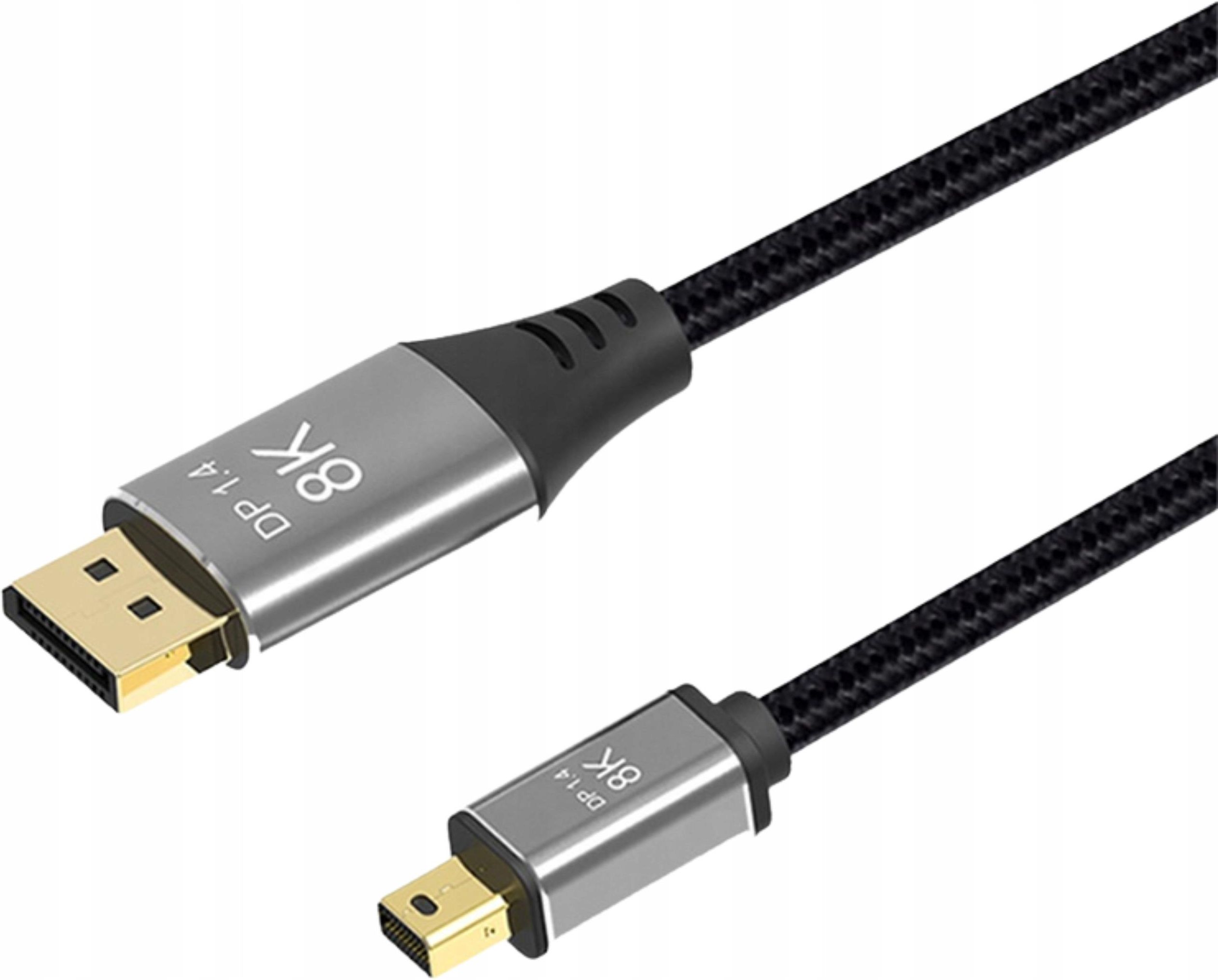 Neonix Kabel Mini Displayport Przewód Do Monitora Mini Dp Dp 8K 60HZ 2M ...