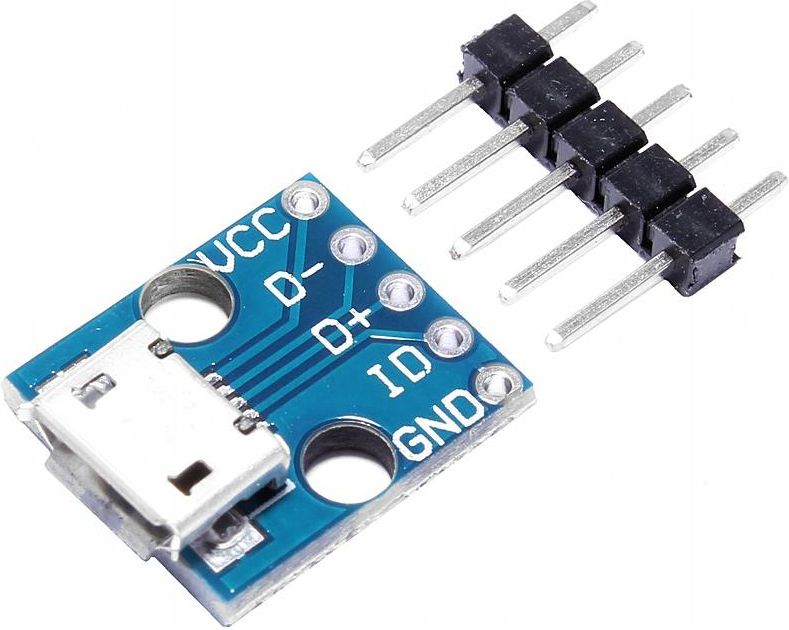 Mikrokontroler Gniazdo Micro Mikro Usb 5 Pin Pcb Płytka Arduino ...
