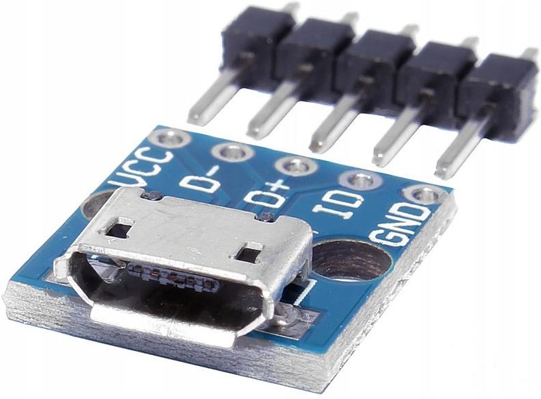 Mikrokontroler Gniazdo Micro Mikro Usb 5 Pin Pcb Płytka Arduino ...