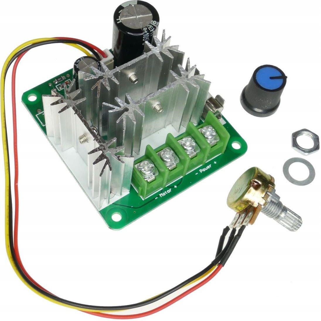 Mikrokontroler Regulator Pwm Obrotów Silnika DC 15A 6-90V - Opinie i ...