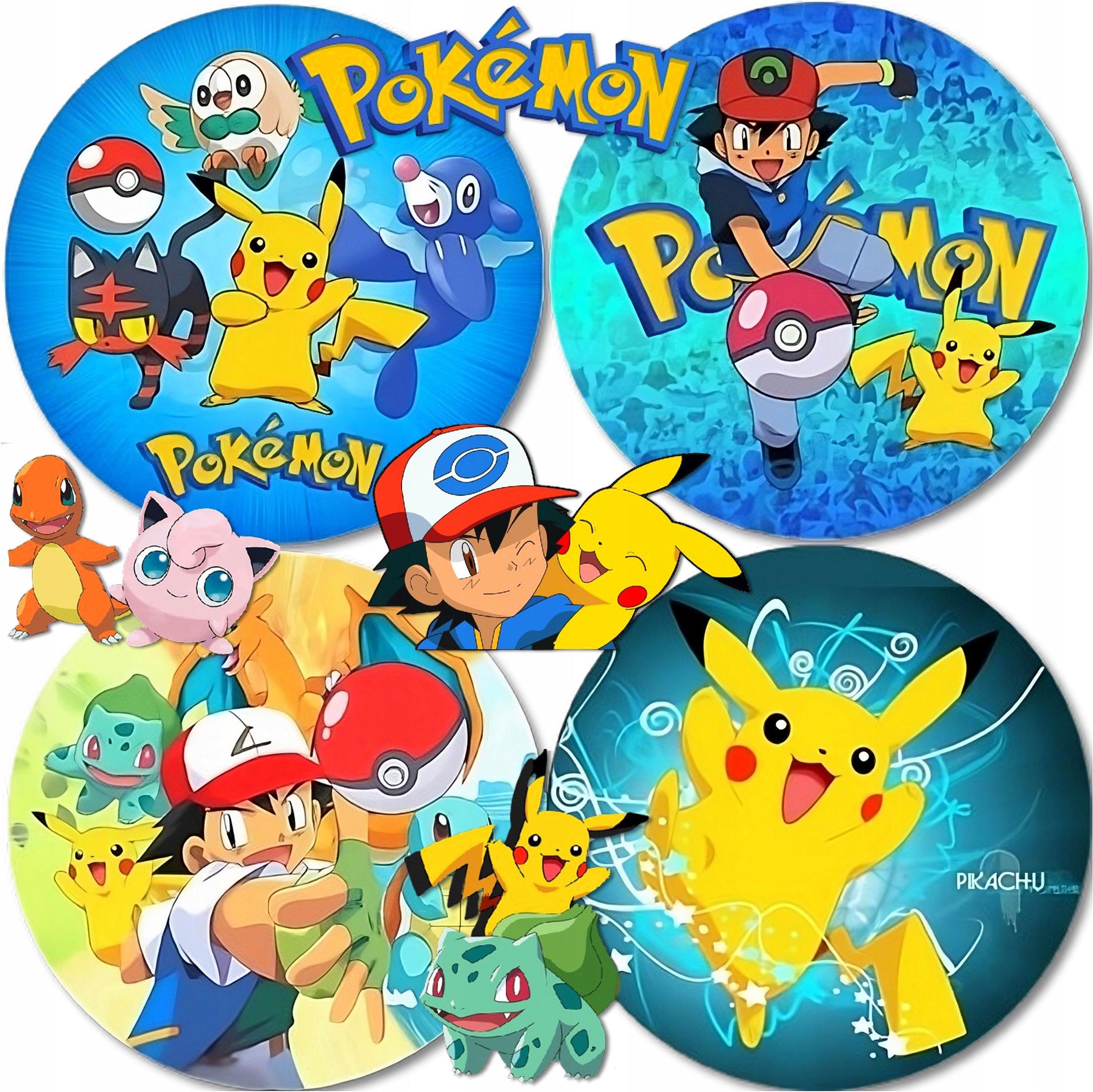 Opłatek Na Tort Pokemon 24Cm Z Napisem +Obwody Dawka Słodkiej Energii ...