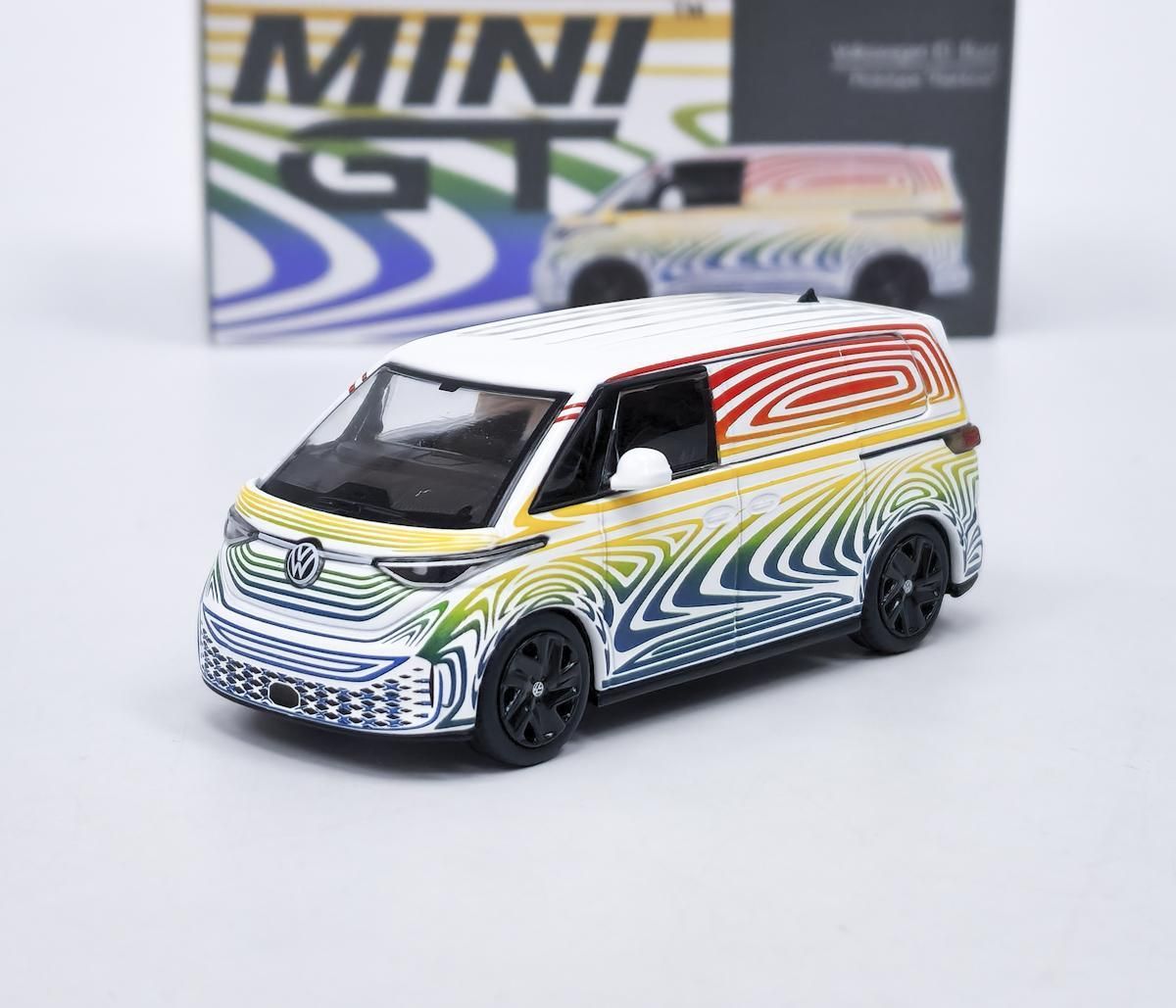 Tsm Models Volkswagen Id. Buzz Prototype Rainbow Mini Gt 1:64 - Ceny i ...