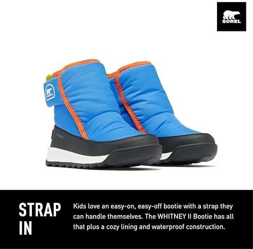 Sorel Whitney 2 Plus Bootie wodoodporne modne buty, Harbor Blue/Jet, 12 ...