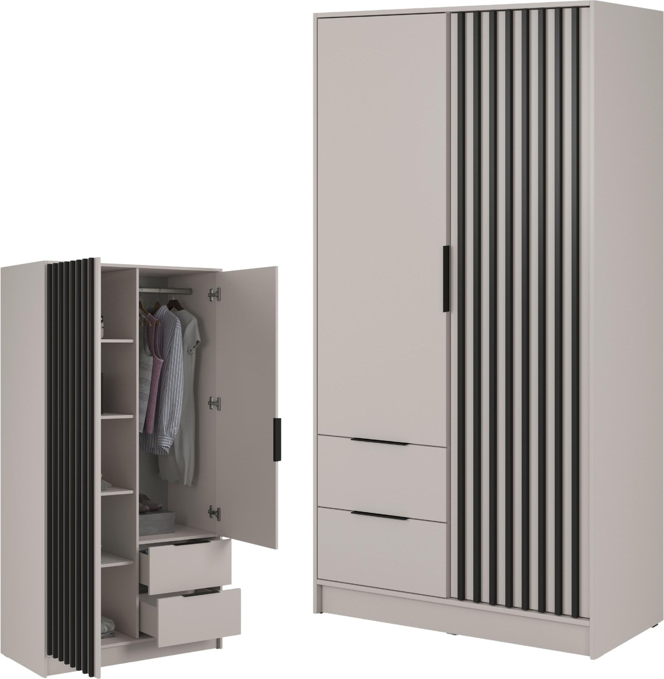 Family Meble Szafa Garderoba Soren 2D Kaszmir 200Cm Otwierana Duża ...