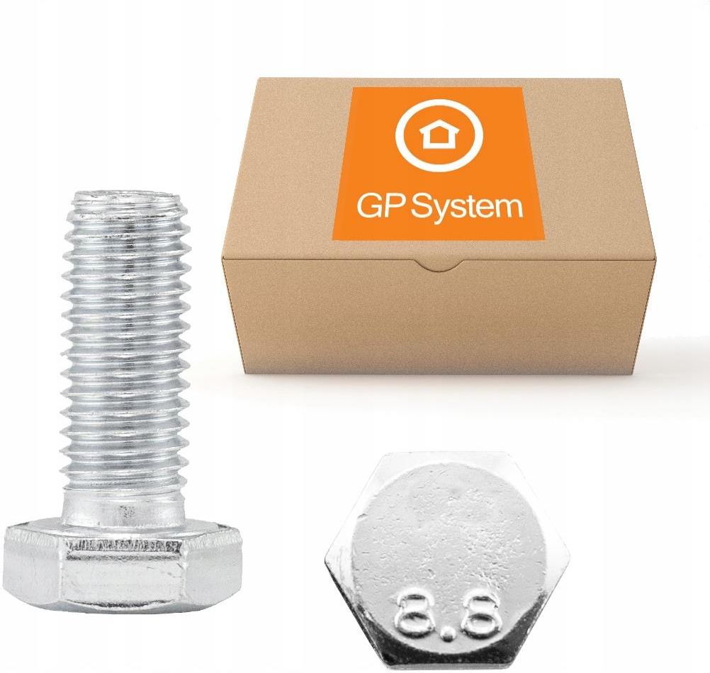 Gp-System Śruba Din933 M16x45 Kl 8.8 Sześciokątna Łeb Ocynkowana ...