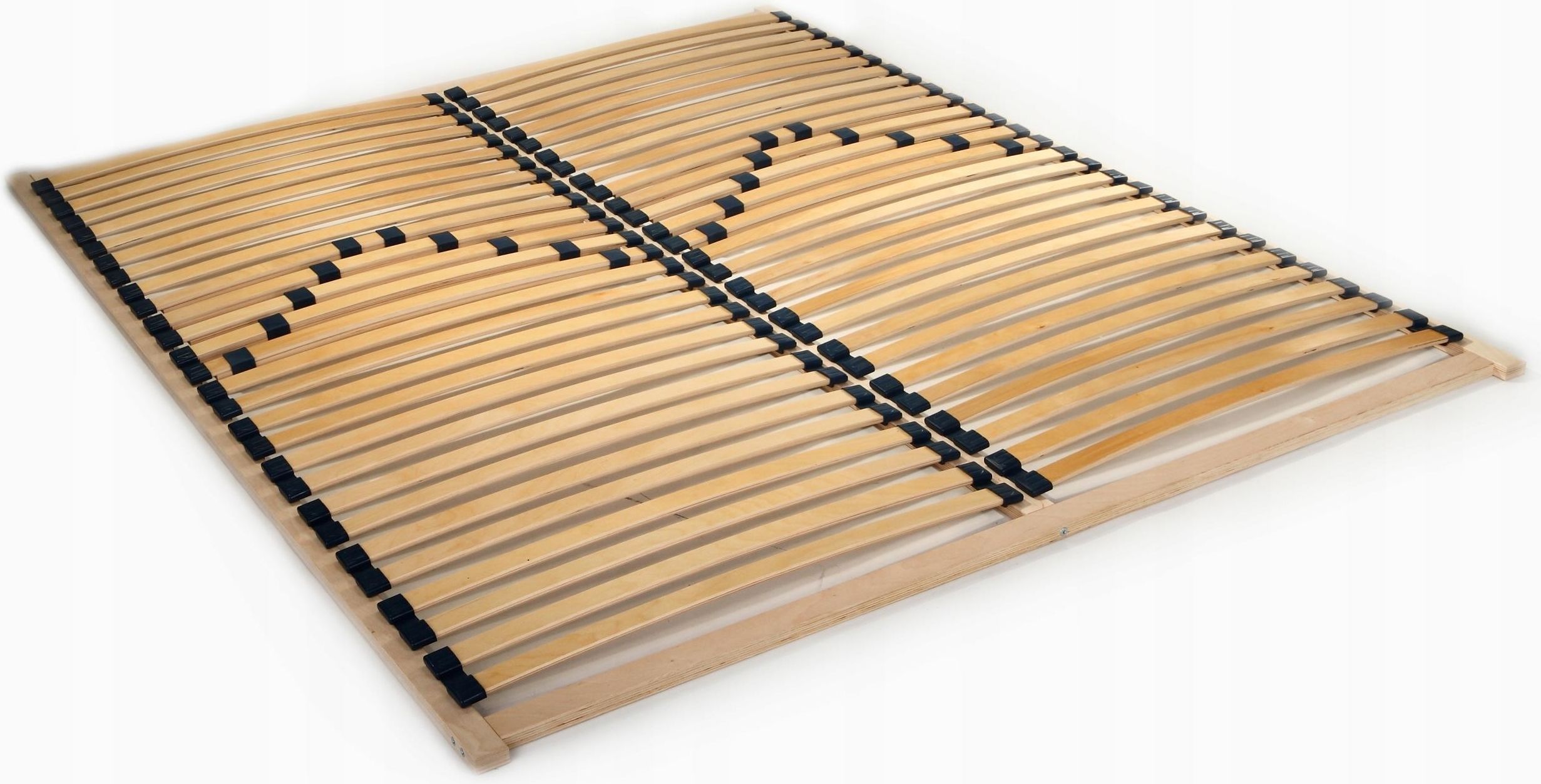 Stelaż do Łóżka Wkład pod Materac 160x200 cm Drewniany 56 Listw ...