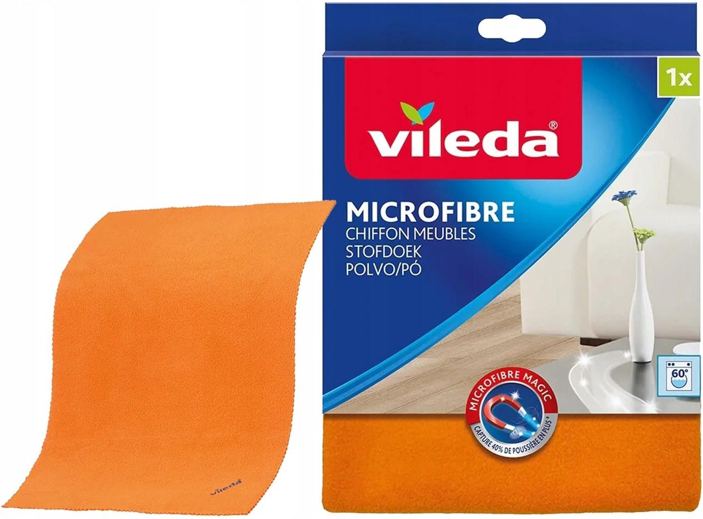 Vileda Ścierka Elektrostatyczna Mikrofibra 30x40cm - Ceny i opinie ...
