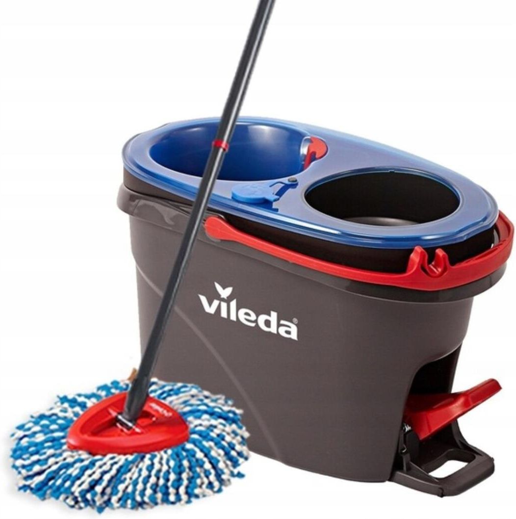 Vileda Mop obrotowy Zestaw Wiadro Mikrofibra Zawsze Czysta Woda ...