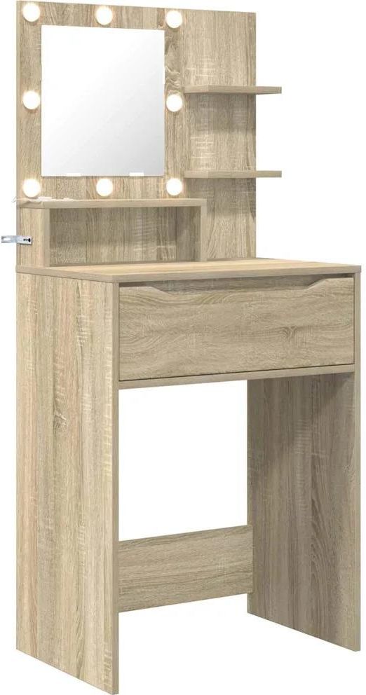 VidaXL Toaletki Do Sypialni Z Szufladą Dąb Sonoma 80x39,6x135cm (888989 ...