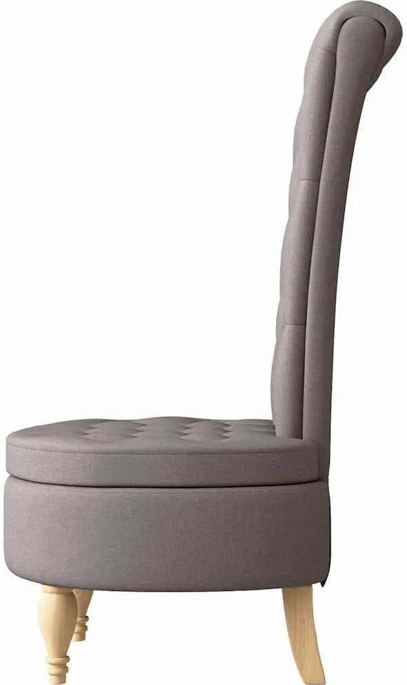 VidaXL Fotel Typu Slipper Ciemnoszary 56,5x70x110cm Tkanina (42020683 ...