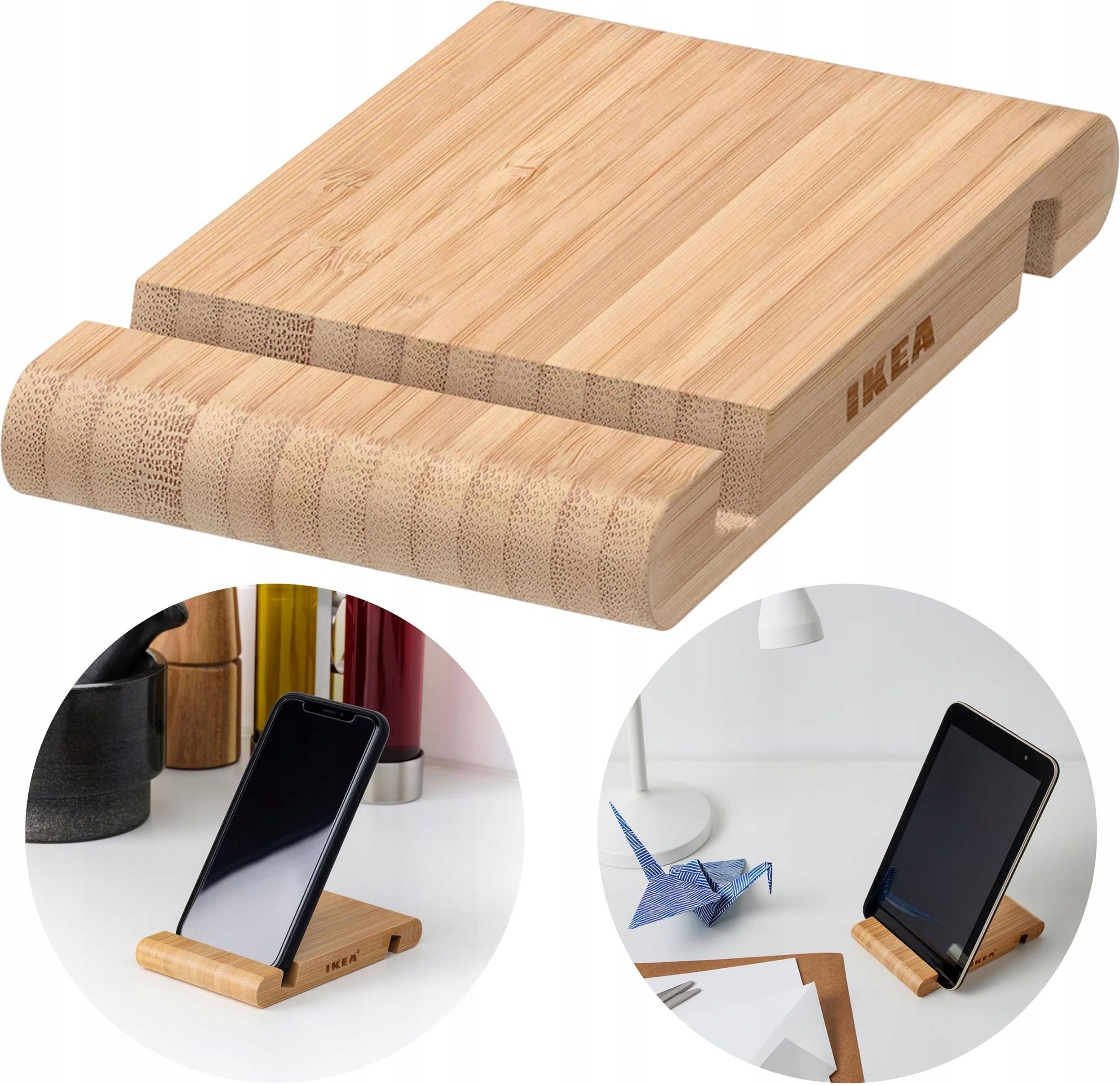 Ikea Bergenes Bambusowy Stojak Na Telefon/Tablet - Opinie i ceny na ...