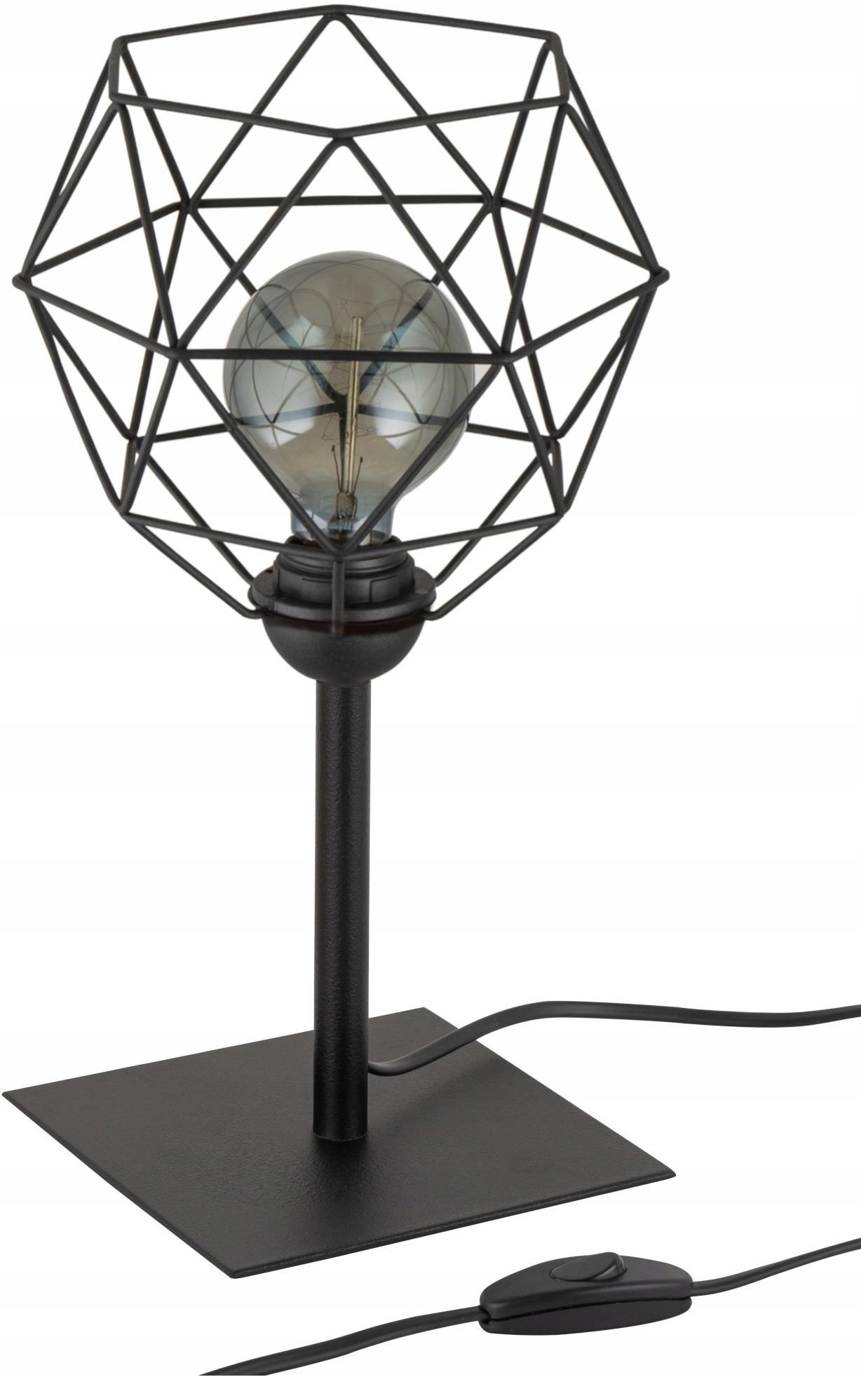 Lampa Elko Nowoczesna Lampka Biurkowa Druciana Led Loft - Opinie i ...