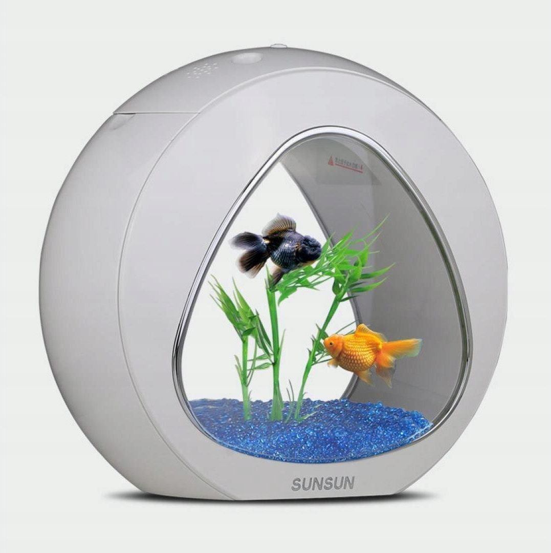 Sunsun Zestaw Akwarium Małe Krewetkarium Nano Akwarystyka W Pełni 6L ...