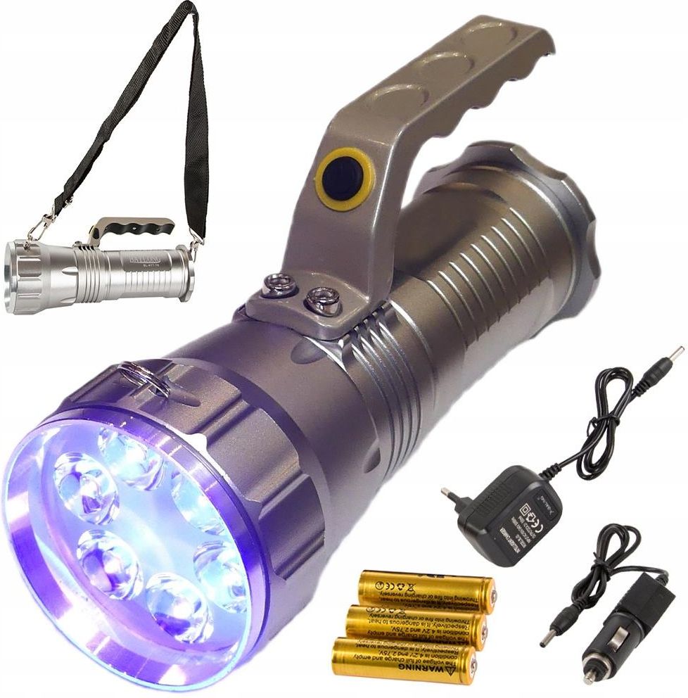Latarka Latarka Lampa Led 12W Uv 405Nm Li Ion Do Bursztynu 992059 ...