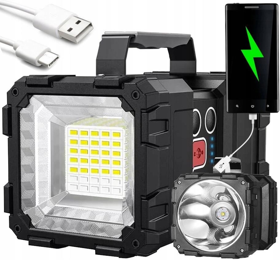 Latarka Wielofunkcyjna Latarka Led Szperacz Powerbank 1869104574 - Ceny ...