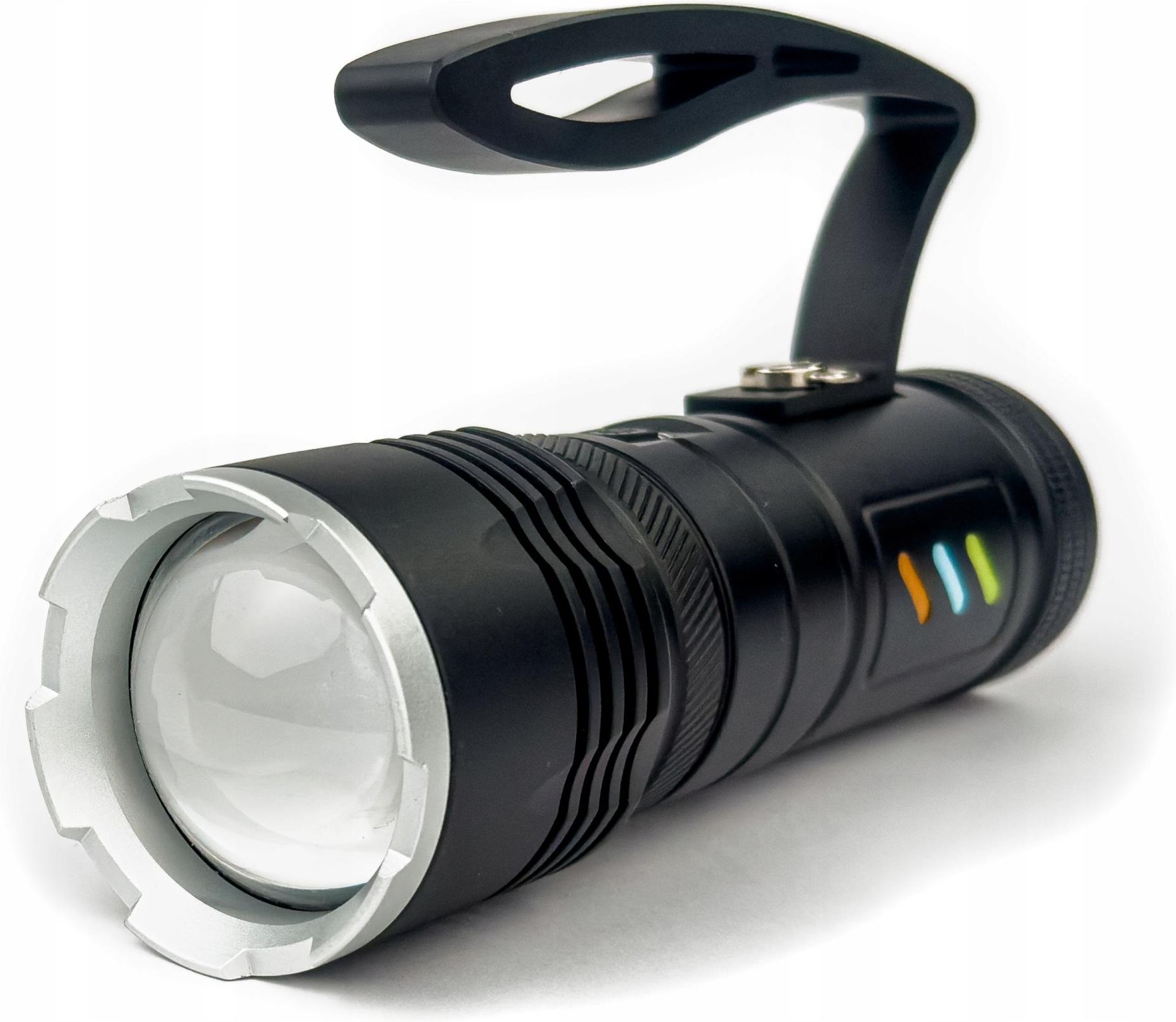 Latarka Maxvision Turbo Moc Latarka Led White Laser Red Dalekosiężna ...