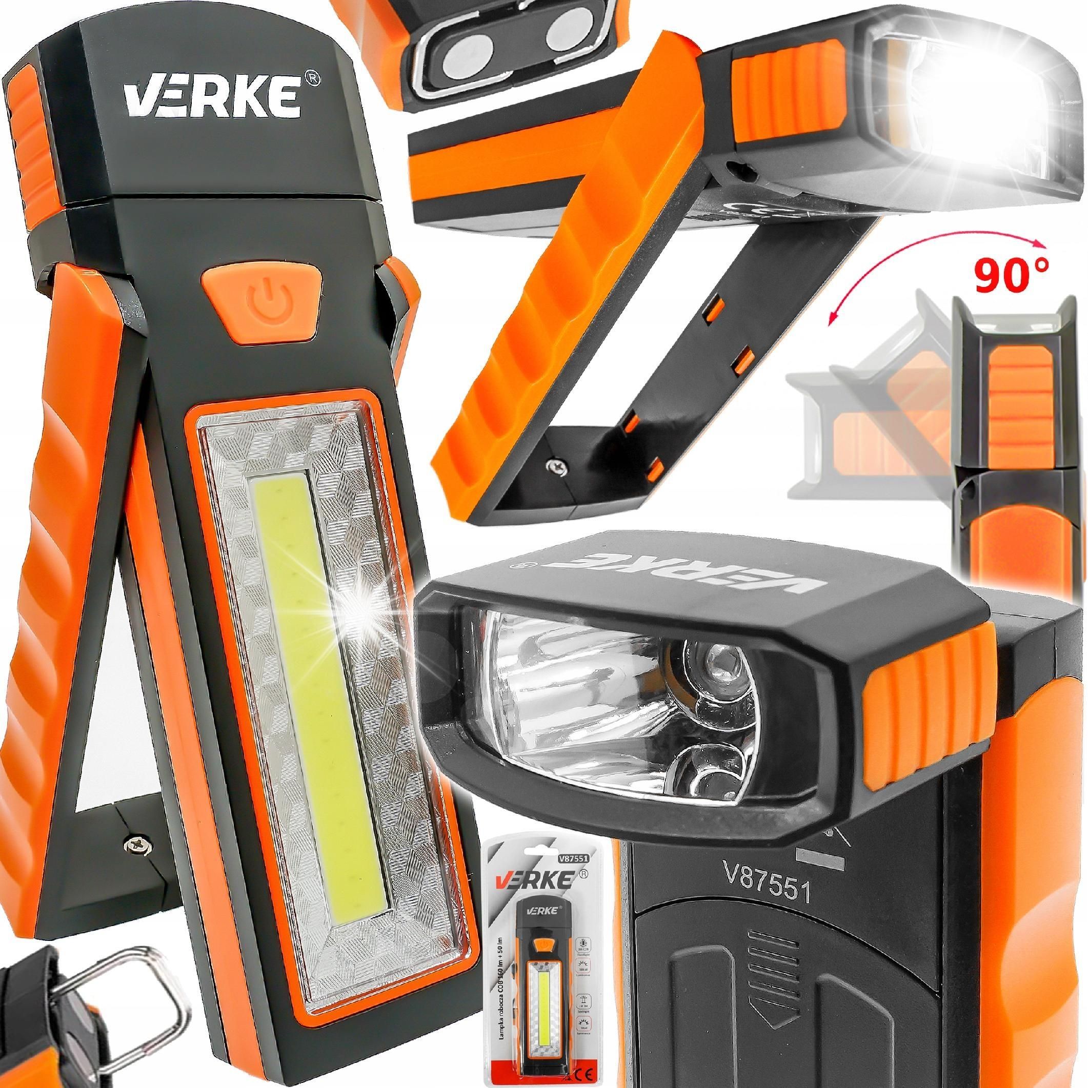 Latarka Latarka Led Lampa Warsztatowa Robocza Z Magnesem 13149191 ...