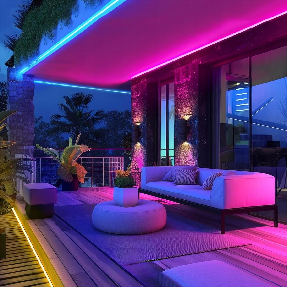 Taśma Led Rgb 20m Ledy 5050 Listwa Rgb 24v Mocna Na Pilota Aplikacja ...