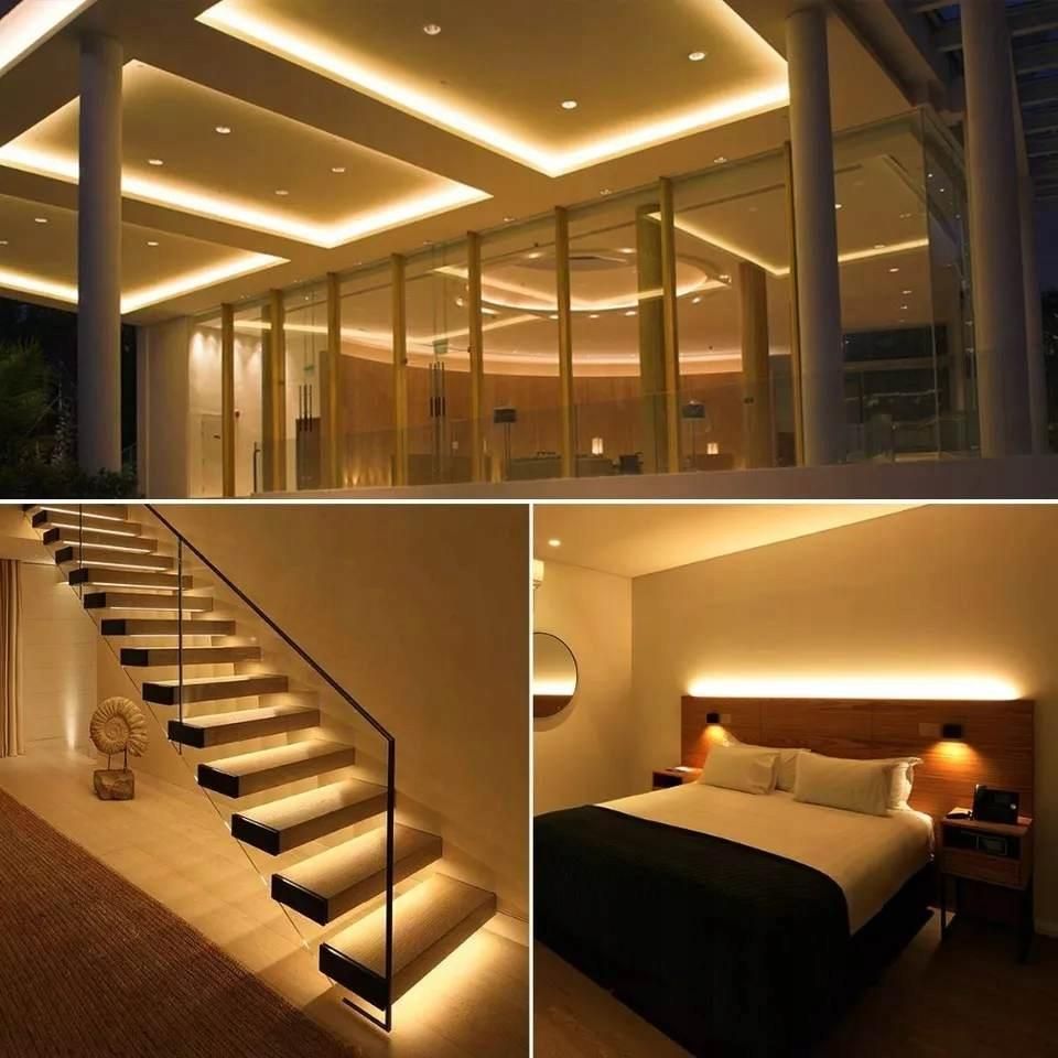 Led Rigid Taśma Led Neon Cob 24V biała ciepła 2400 Led Premium wysokie ...