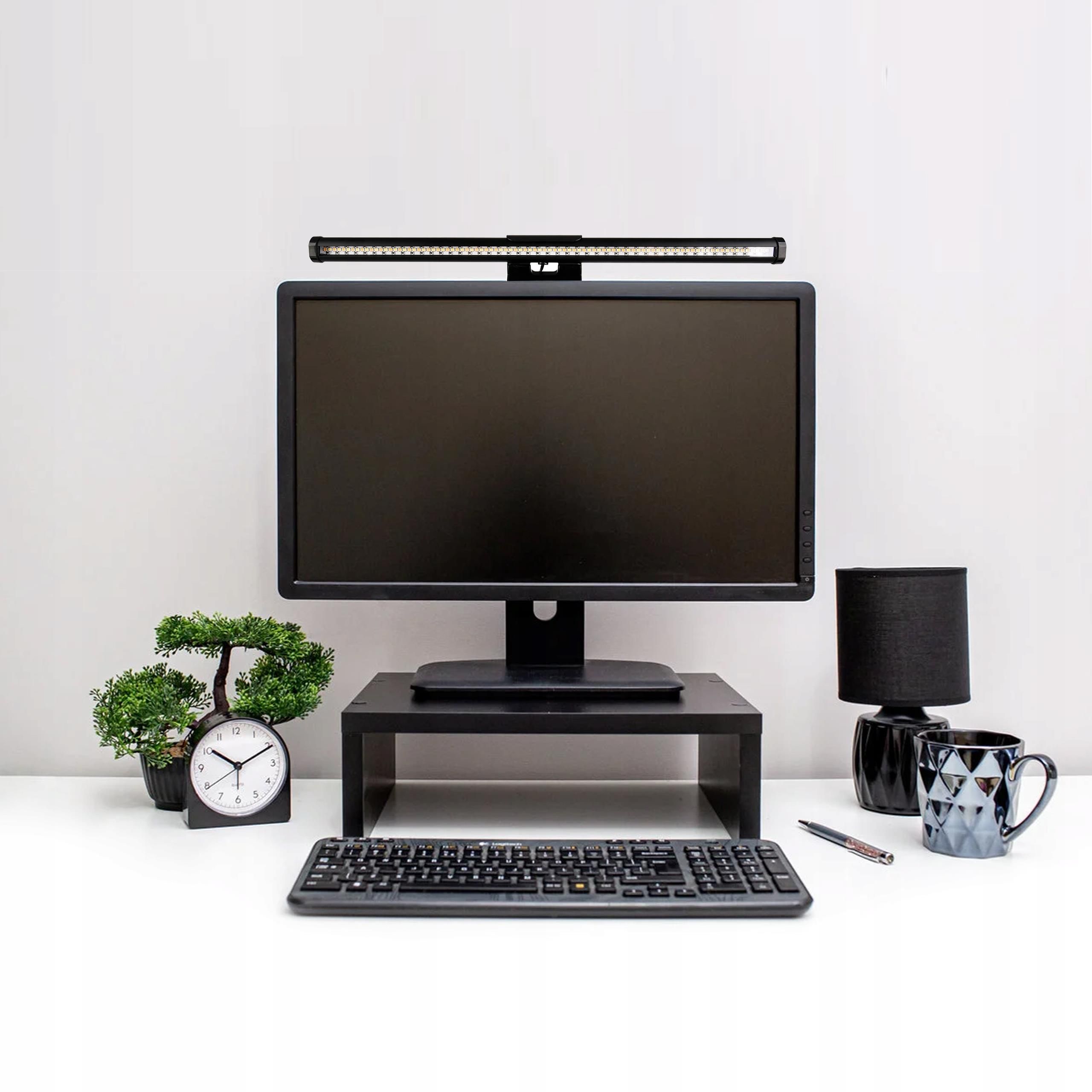 Lampa Masterled Lampka Led Na Monitor 5W Regulowana Z Klipsem Do Nocnej ...