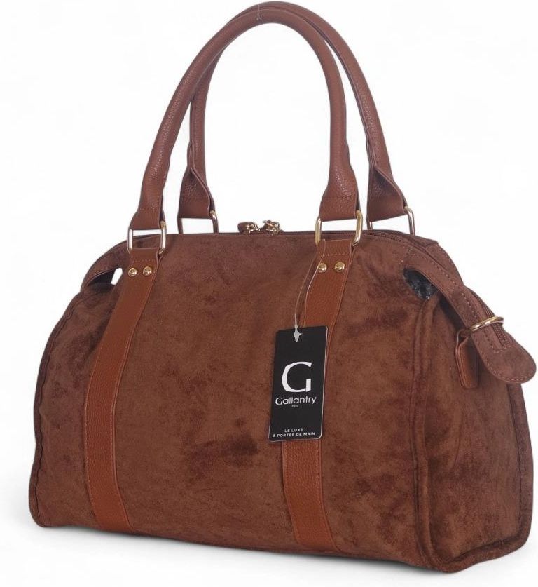 Torebka Gallantry Paris zamszowa shopper bag – modna torba z frędzlami ...
