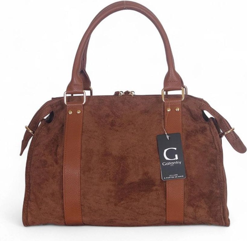 Torebka Gallantry Paris zamszowa shopper bag – modna torba z frędzlami ...