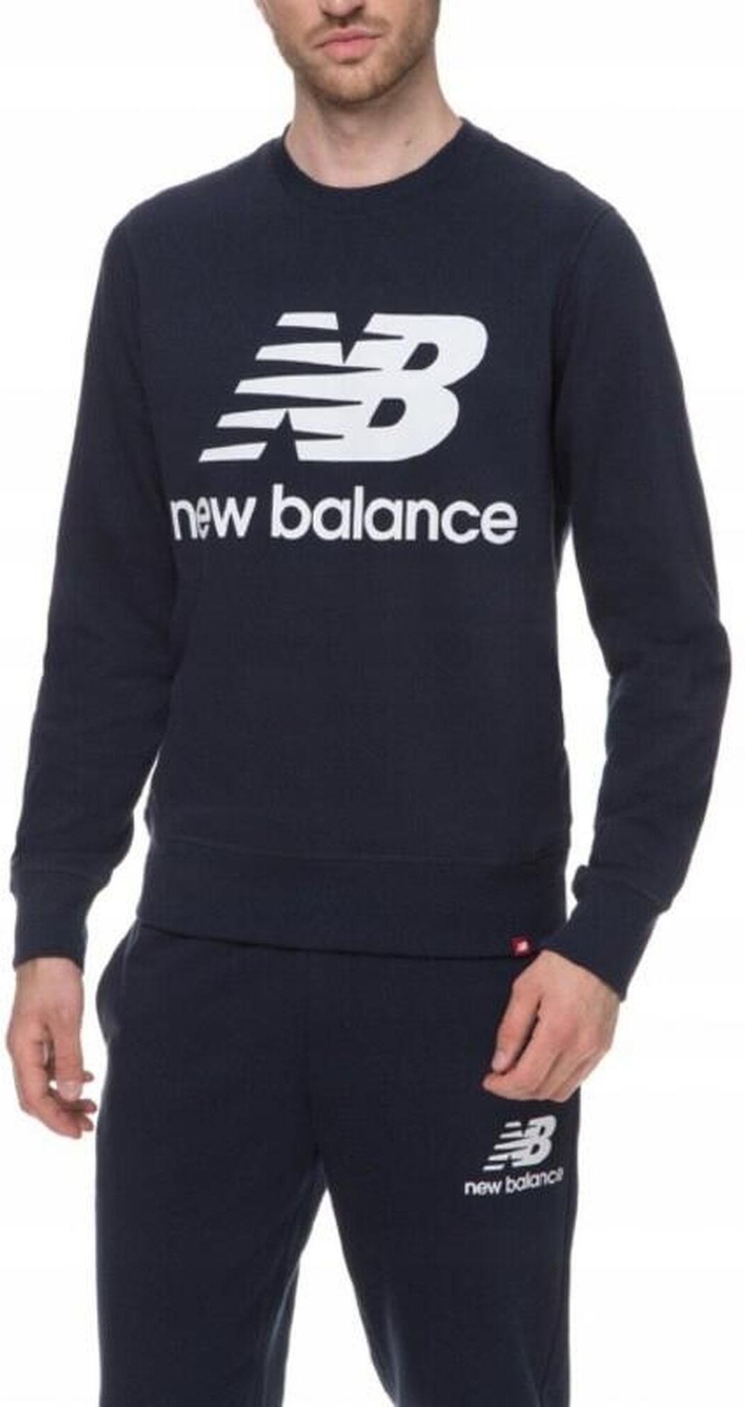 Bluza na co dzień męska NEW BALANCE ciepła bez kaptura - Ceny i opinie ...