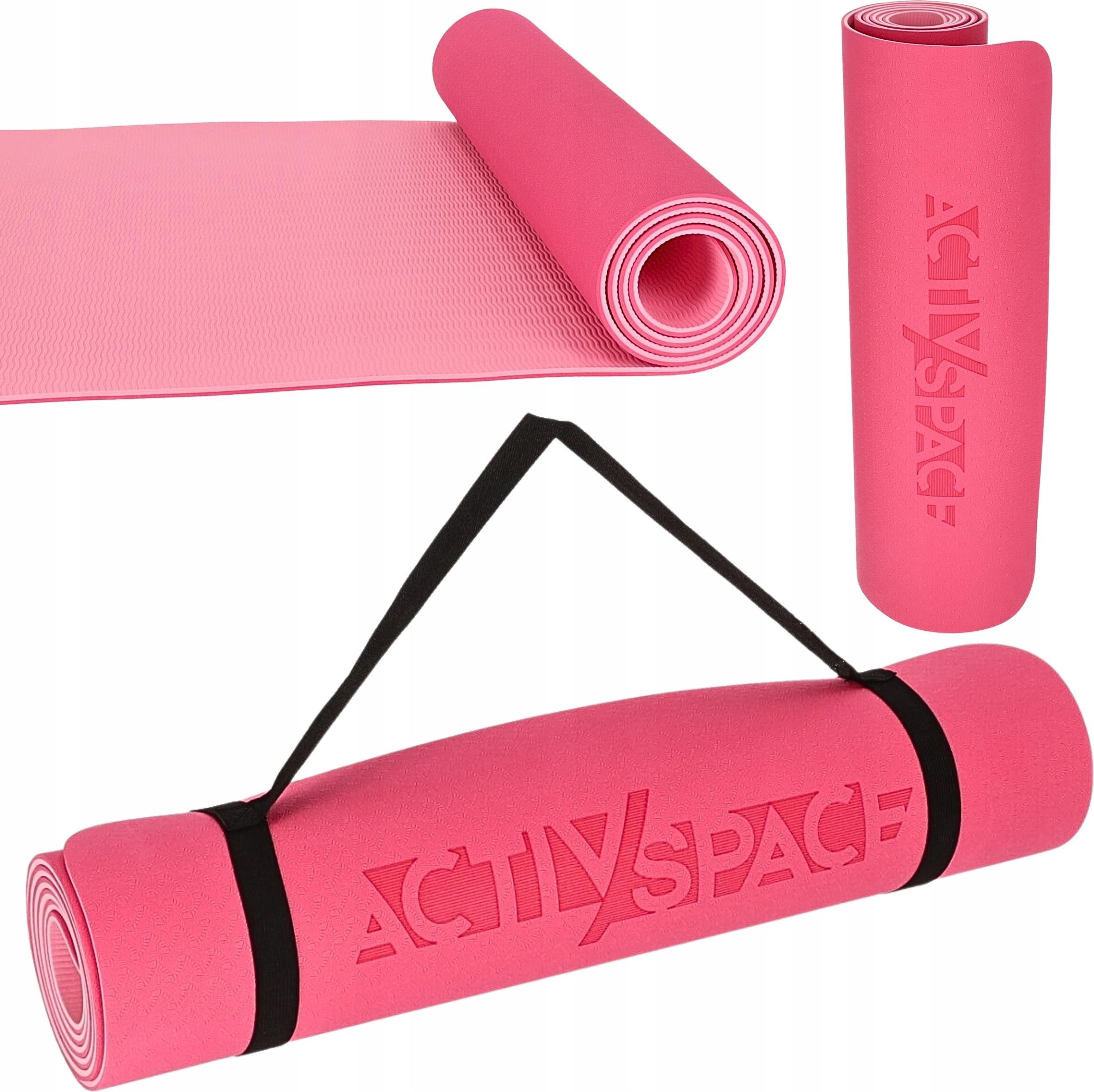 Activ/Space Gruba Mata Antypoślizgowa Miękka Karimata Do Ćwiczeń Jogi ...