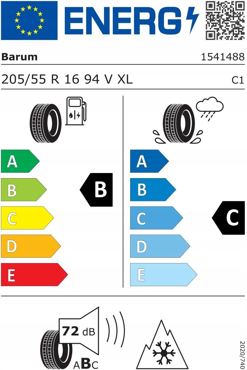 4x Nowe Koła Zimowe SEAT LEON ALTEA FORD CONNECT 205/55R16 Barum ...