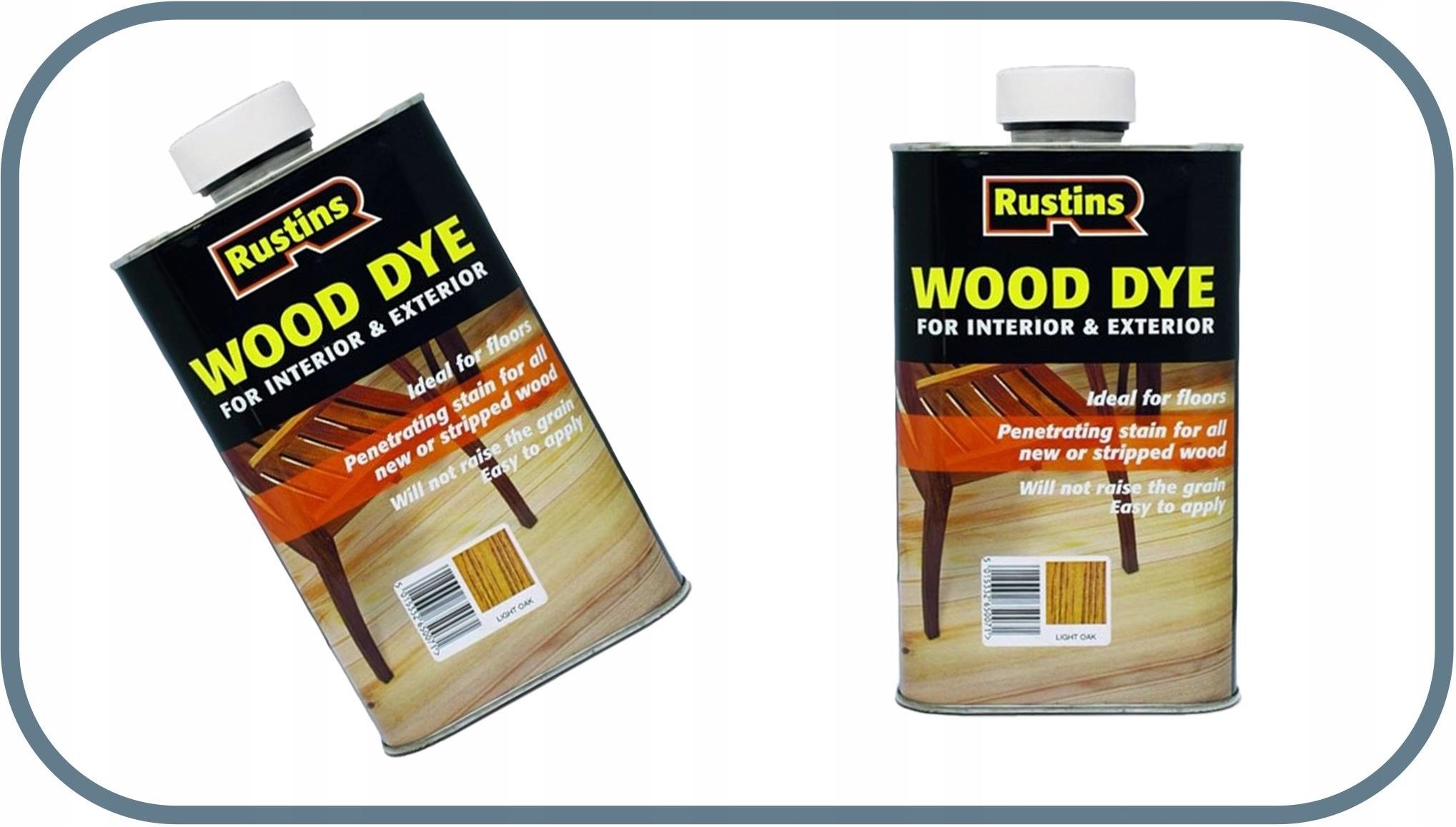 Lakier Rustins Bejca Do Drewna Wydajna 24m2/l Ciemny Teak Szybkoschnąca ...