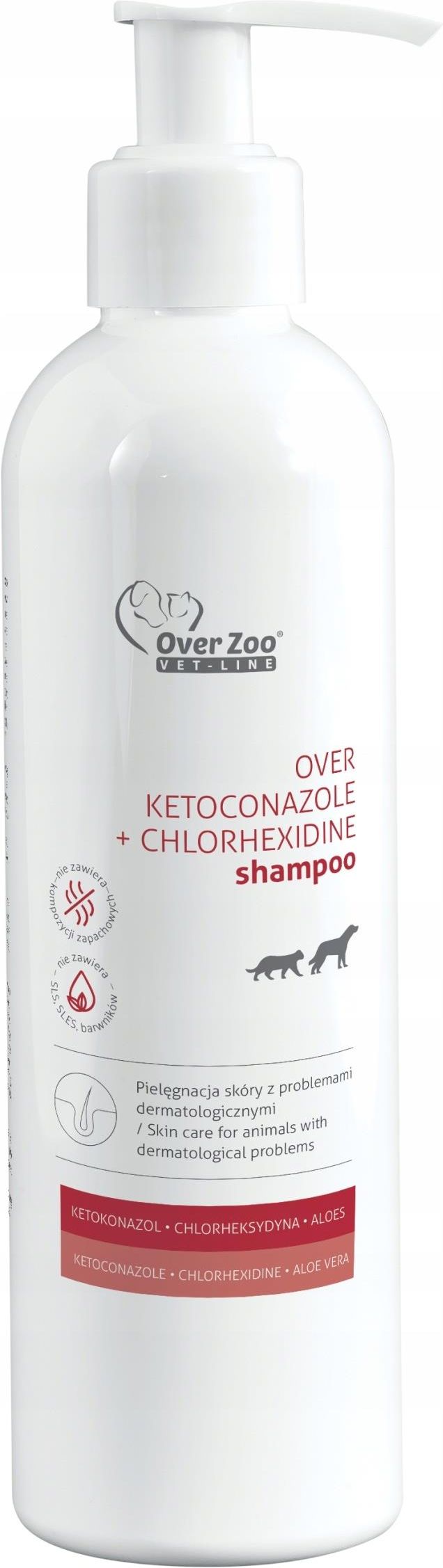 Over Zoo Over Vet Over Ketoconazole Chlorhexidine Shampoo 350904 - Ceny ...