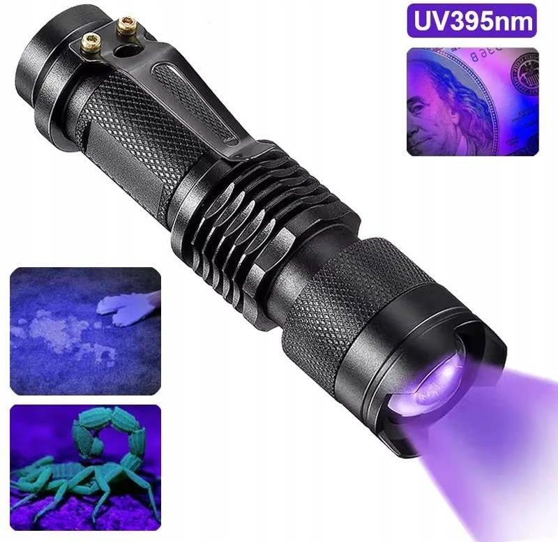 Latarka Kompaktowa Latarka Taktyczna Uv Z Zoomem 1868832470 - Ceny i ...