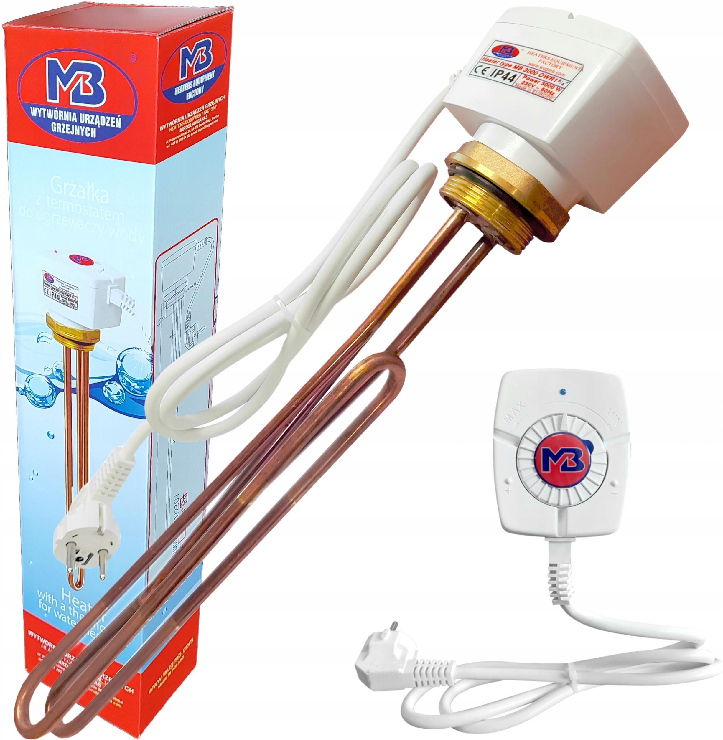 Wug Mb Grzałka Uniwersalna Do Bojlera Galmet Kospel Biawar 5/4 3000W ...